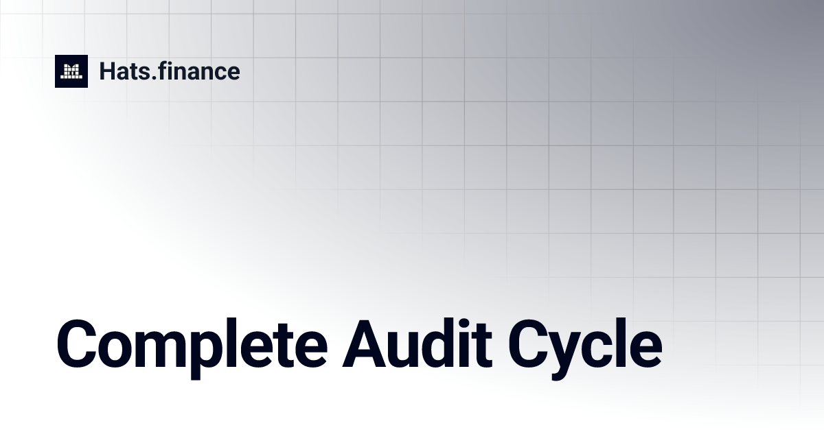 Complete Audit Cycle | Hats.finance